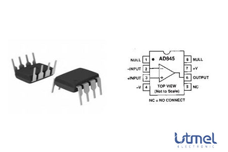 AD845 Op-Amp: Datasheet, Pinout, and AD845 vs. AD744