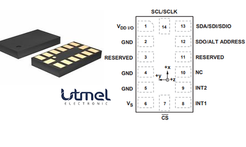ADXL345 Accelerometer: Datasheet, Pinout and Alternatives