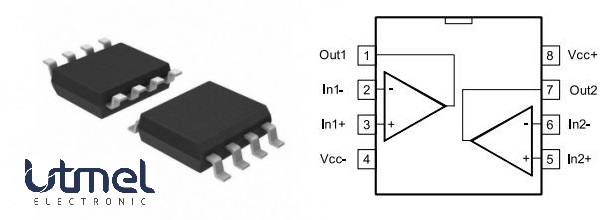 LM358D Operational Amplifier: Datasheet, Circuits and Pinout