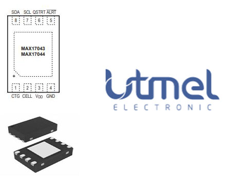 MAX17043/MAX17044 Li+ Battery: Pinout, Datasheet and Application