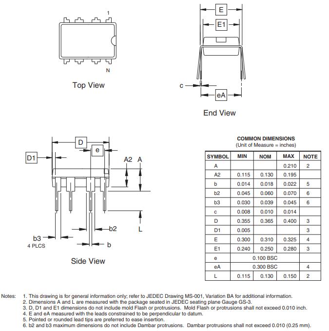 ATTINY45-20PU AVR series Microcontroller IC 8-Bit 20MHz[FAQ]: Datasheet, Features, and Pinout