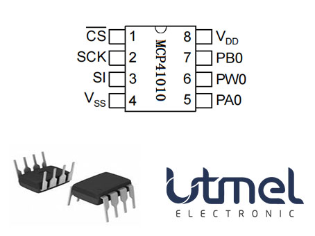 MCP41010 Potentiometer: Circuit, Pinout, and Datasheet