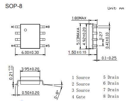 AO4407A 30V P-Channel MOSFET, 12A 8SOIC and AO4407A Equivalents