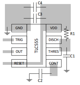 TLC555 Timer: Pinout, Package and Datasheet