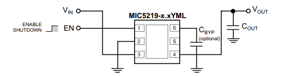 MIC5219 LDO Regulator: Datasheet, Pinout and Circuit