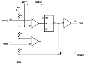 TLC555 Timer: Pinout, Package and Datasheet