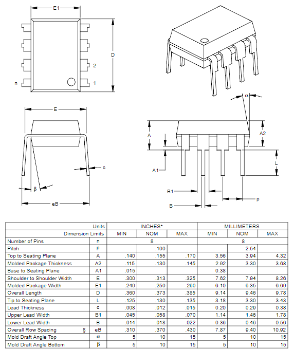 PIC10F200 Microcontroller: Circuit, Pinout, and Datasheet