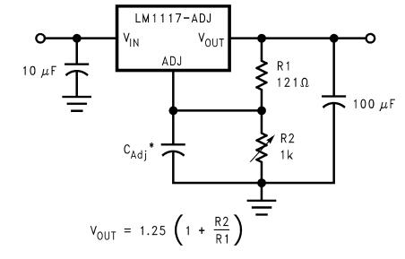 LM1117T Low Drop-out Regulator: LM1117T 3.3V Pinout, Circuit and ...