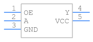 SN74LVC1G126DCKR Single Bus Buffer Gate: Schematic, Pinout, and Datasheet