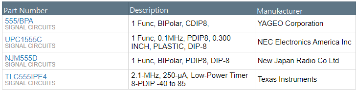 TLC555 Timer: Pinout, Package and Datasheet