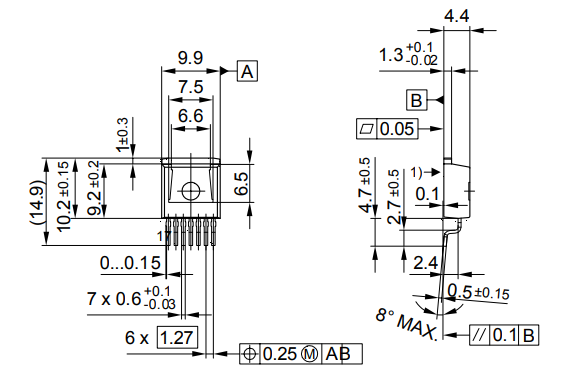 BTS7960 PN Half Bridge: Pinout, Datasheet and Schematic