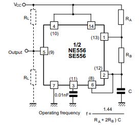 NE556 Timer: Datasheet, Pinout and Circuit