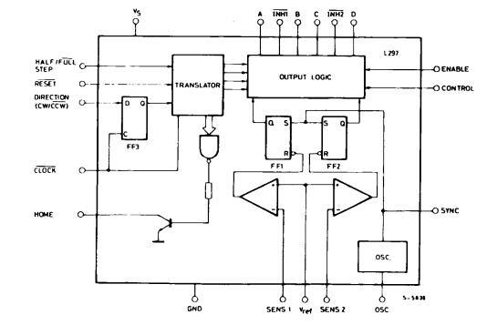 L297 Stepper Motor Driver Controller: Datasheet, L297 and L298
