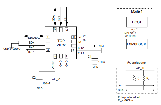 LSM6DSOXTR: 3.6V, iNEMO, Accelerometer and Datasheet