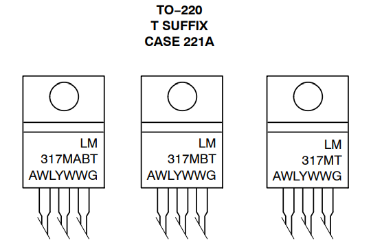 LM317M Voltage Regulator: Pinout, Equivalent and Circuits