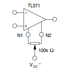 TL071CD Operational Amplifier: Pinout, Specification, and Datasheet